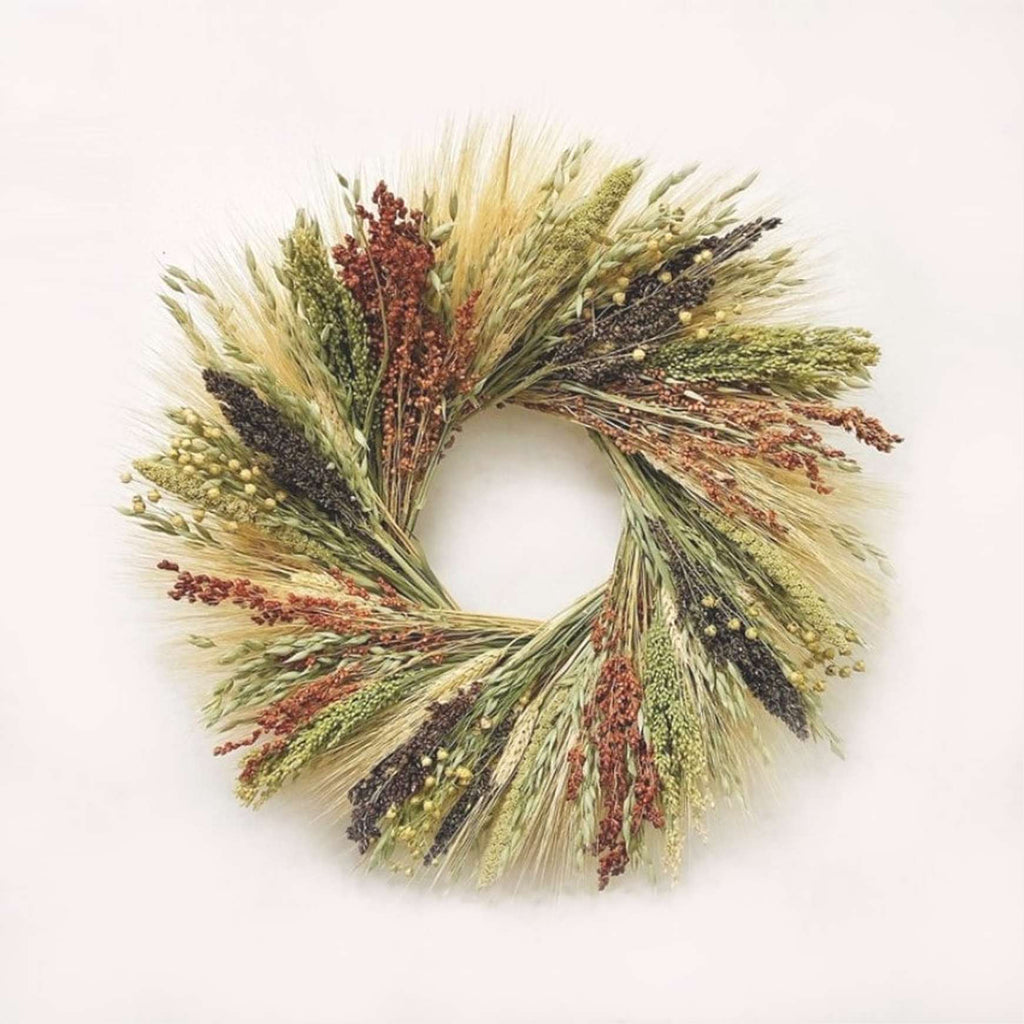 Autumn Millet Wreath | Autumn Wreath – Almanac Planting Co